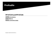 Proaudio PP107236 Manuals | ManualsLib