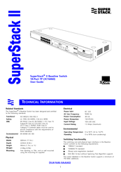 3com SuperStack II Manuals | ManualsLib