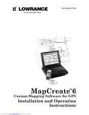 Lowrance MapCreate 6 Manuals | ManualsLib