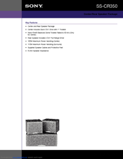 Sony SS-CR350 Manuals | ManualsLib