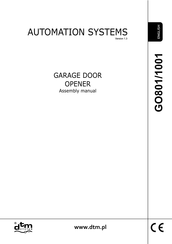 Dtm GO801/1001 Manuals | ManualsLib