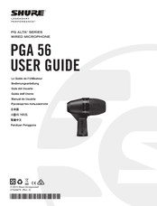 Shure PGA drumkit 7 Manuals | ManualsLib
