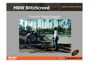 Mbw BlitzScreed Manuals | ManualsLib