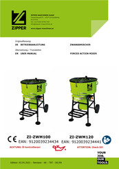 Zipper maschinen ZI-ZWM100 Manuals | ManualsLib