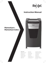 Rexel Momentum Extra XP512+ Manuals | ManualsLib