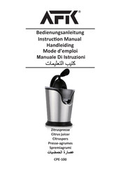 Afk CPE-100 Manuals | ManualsLib
