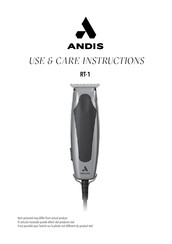 Andis RT-1 Manuals | ManualsLib