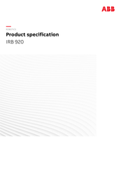 Abb IRB 920 Manuals | ManualsLib