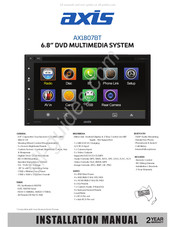 Axis AX1807BT Manuals | ManualsLib
