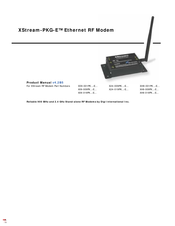 Digi XStream-PKG-E XH9-019PK E Series Manuals | ManualsLib