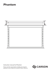 Carson Phantom Manuals | ManualsLib