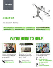 Sanus FMF319-B2 Manuals | ManualsLib