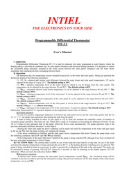 Intiel DT-3.1 Manuals | ManualsLib