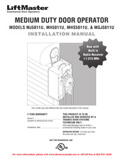Chamberlain MH5011U-RH Manuals | ManualsLib