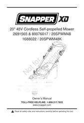 Snapper 20SPWM48 Manuals | ManualsLib