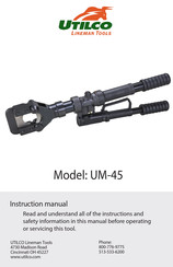 Utilco UM-45 Manuals | ManualsLib