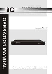 Itc T-6713 Manuals | ManualsLib