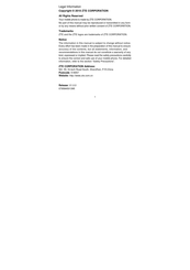 Zte S519 Manuals | ManualsLib