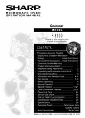 Sharp R-630DK Manuals | ManualsLib