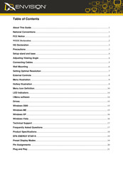 Envision G2461w Manuals | ManualsLib