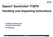 Epson SuperColor F3070 Manuals | ManualsLib