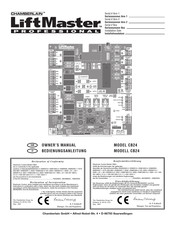 Chamberlain Chamberlain CAK-1 Manuals | ManualsLib