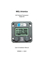 Mgl avionics V6 Manuals | ManualsLib