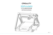 Creality 3D Print Mill Manuals | ManualsLib