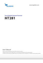 Bluebird MT281 Manuals | ManualsLib