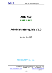 Adk ADK-450 Manuals | ManualsLib
