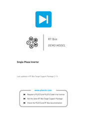 Plexim PLECS RT Box 3 Manuals | ManualsLib