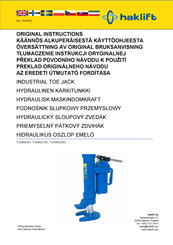 Haklift TUNKKI5H Manuals | ManualsLib