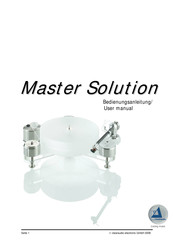 Clearaudio Master Solution Manuals | ManualsLib