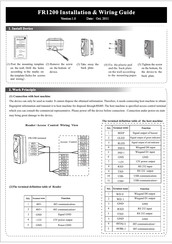 Zkteco FR1200 Manuals | ManualsLib