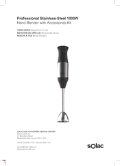 Solac SJK-1172 Manuals | ManualsLib
