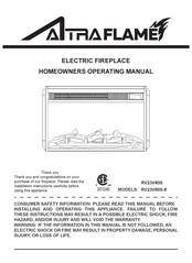 Altra flame RV23V80S Manuals | ManualsLib