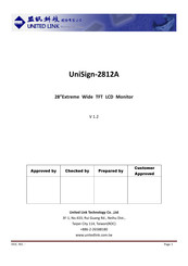 Unitedlink UniSign-2812A Manuals | ManualsLib