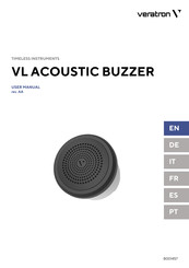 Veratron VL ACOUSTIC BUZZER Manuals | ManualsLib