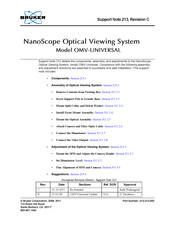 Bruker NanoScope OMV-UNIVERSAL Manuals | ManualsLib
