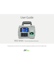 Zkteco S922ID4G Manuals | ManualsLib