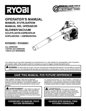 Ryobi RY09951 Manuals | ManualsLib