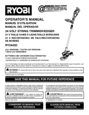 Ryobi RY24200 Manuals | ManualsLib