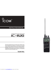 Icom IC-R20 Manuals | ManualsLib