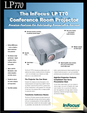 Infocus LP770 Manuals | ManualsLib