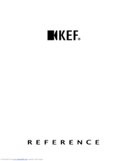 Kef REFERENCE 204/2c Manuals | ManualsLib