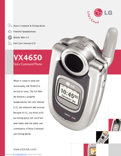 Lg VX4650 Manuals | ManualsLib