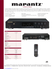 Marantz CD5400 Manuals | ManualsLib