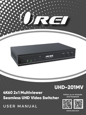 Rei UHD-201MV Manuals | ManualsLib