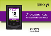 Nova biomedical Lactate Plus Manuals | ManualsLib