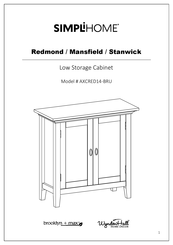 Simplihome WyndenHall Brooklyn + Max AXCRED14-BRU Manuals | ManualsLib